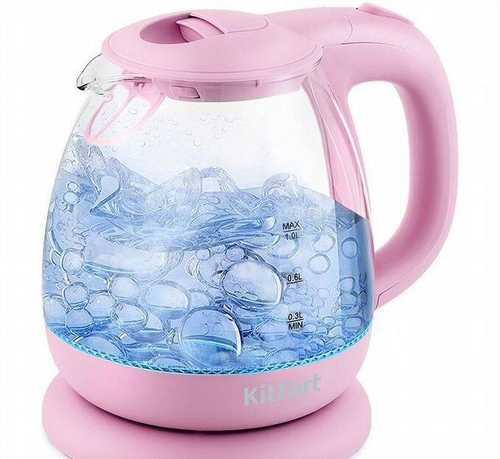 Чайник Kitfort кт-653-2 розовый