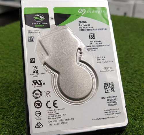 Жесткий диск Seagate 500 гб 2.5" ST500LM030