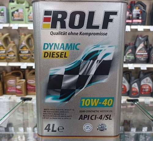 Масло моторное Rolf dynamic Diesel 10W40, 4л