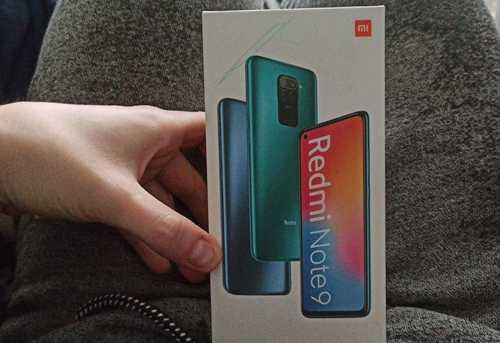 Телефон Xiaomi redmi note 9 4/128гб коробка