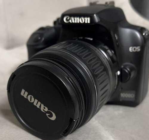 Тушка Canon eos 1000d и объектив efs18-55мм