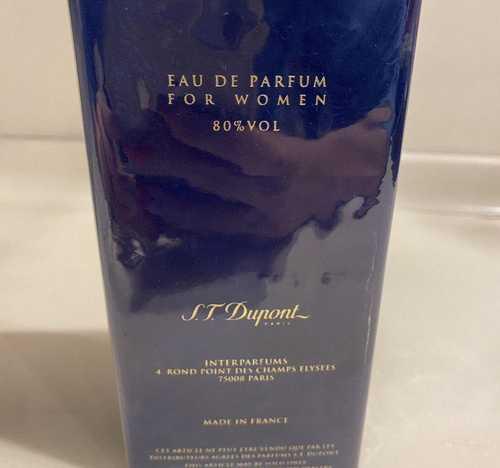 Духи женские Dupont Новые
