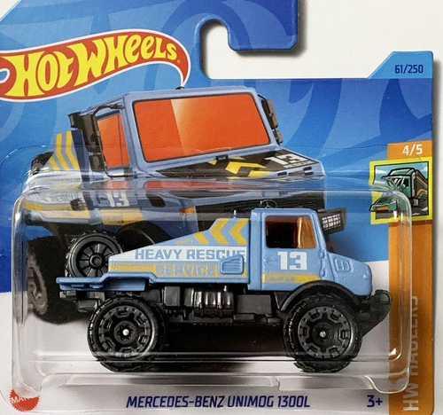 Hot wheels mercedes-benz unimog 1300L