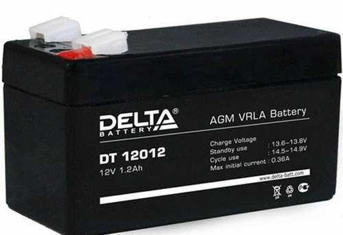 АКБ (12V/1,2Ah) delta DT 12012