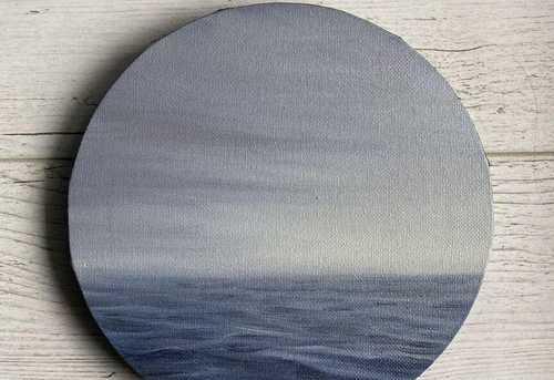 Картина маслом морской пейзаж минимализм