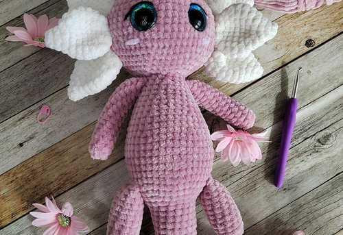 Аксолотль Амигуруми мягкая игрушка