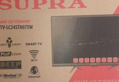 Телевизор ЖК "Supra" STV-LS24ST0075W.Smart Wi-Fi