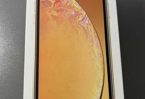 Коробка от iPhone XR, Yellow 256 gb