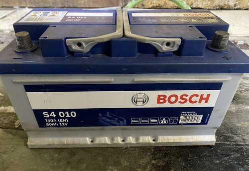 Аккумулятор Bosch S4 010 (0 092 S40 100), 80 ah