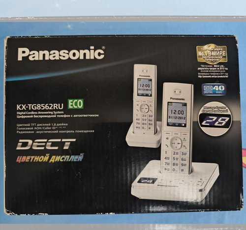 Радиотелефон dect Panasonic kx-tg8562ruw