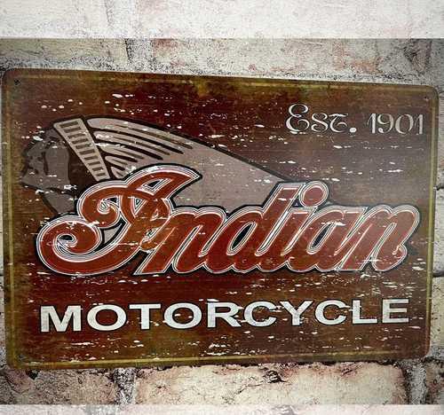 Декор Indian Motorcycle Est. 1901