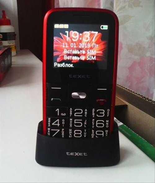 Мобильный телефон teXet TM-B227 Red