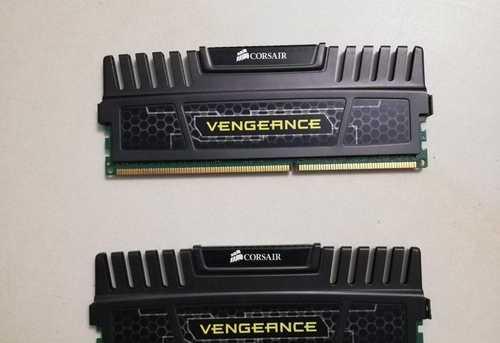 Corsair Vengeance 8 гб (4 гб x 2 шт.) DDR3 1600 мг