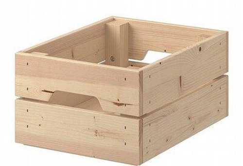 Кнагглиг Knagglig Ящик сосна 23x31x15 см Икеа IKEA