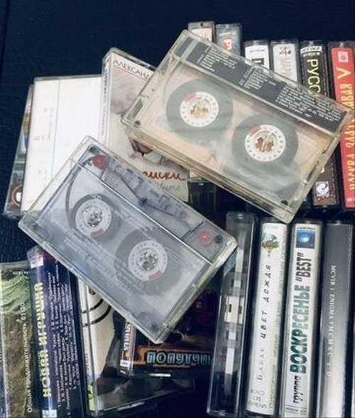 Аудиокассеты с студийными записями