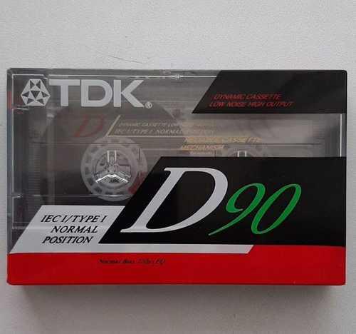 Аудиокассеты TDK-D90AS новые, запечатанные