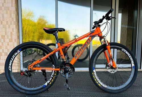 Скоростной велосипед Оранжевый-черный новый