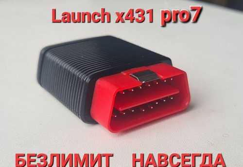 Launch X431 PRO7s/лаунч безлимит + видеокурсы