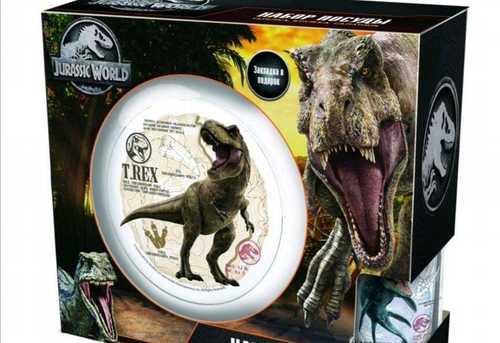 Набор посуды динозавры. Мир Юрского периода