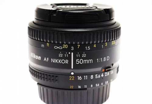Объектив Nikon Nikkor AF 50 mm f/1.8D
