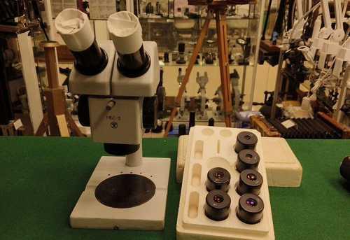 Микроскоп мбс-9 бу. 64 мм или 160
