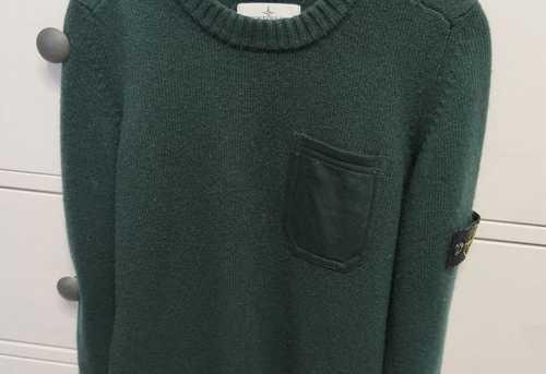 Stone Island Junior Green Sweater оригинал