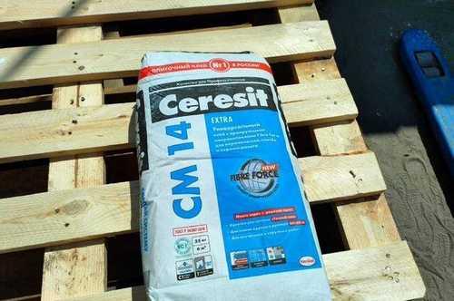 Клей для плитки и керамогранита Ceresit CM14 extra