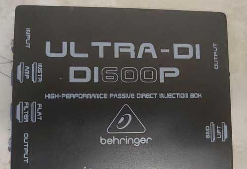 Директ-бокс Behringer ultra-DI DI600P