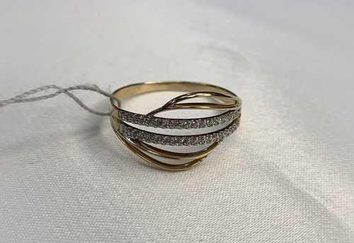Новое золотое кольцо 585 2.25гр(кир)