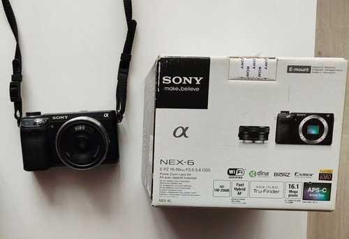 Компактный фотоаппарат sony nex 6