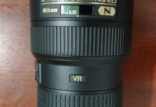 Объектив AF-S nikkor 16-35 mm f/4 G ED VR N