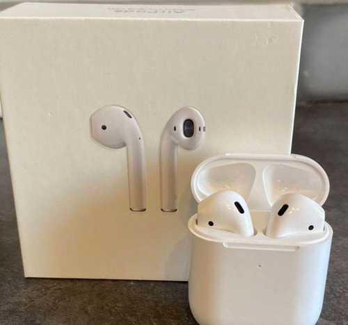 Беспроводные наушники apple airpods 2