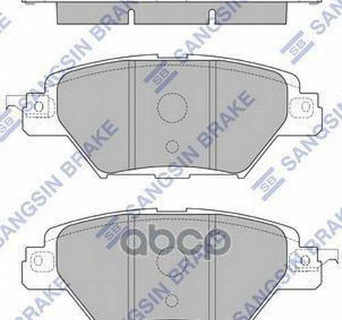 Колодки тормозные mazda CX-9 (17) задние (4шт.)