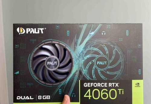 Новая Palit RTX 4060Ti Dual 8gb