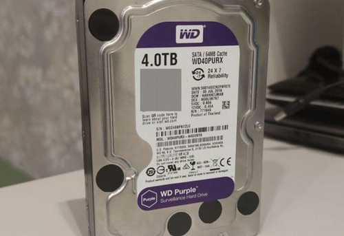 Жёсткий диск WD purple 4TB 3.5' SATA