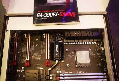 Материнская плата 990 fx с AMD FX9590, память ddr3