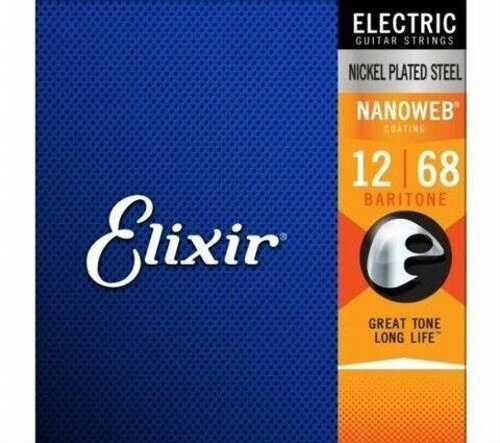 Струны Elixir NanoWeb Baritone 12-68 (12302)