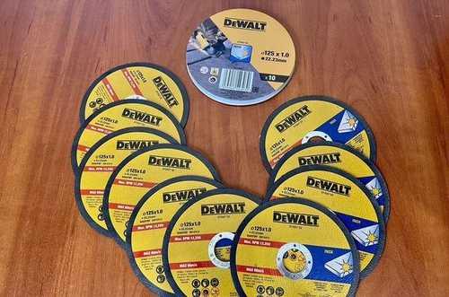 Диск отрезной DeWalt 10шт для работы по металлу