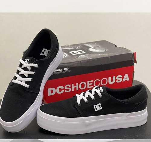 Кеды Dc Trase Platform Black/White 42 RU (28см)