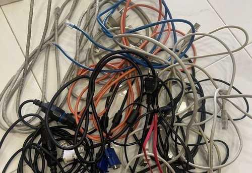 Разные кабели, провода, адаптеры