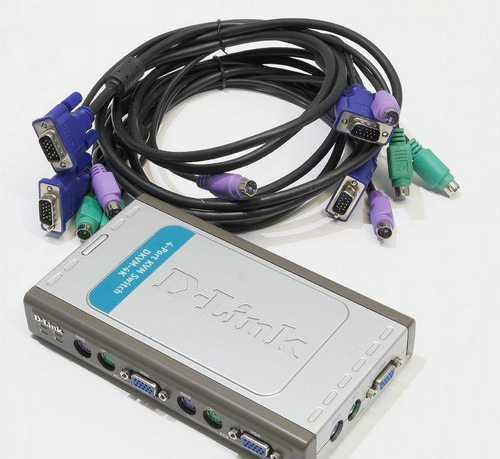 Переключатель KVM Dlink dkvm-4K 4*VGA 2*ps/2 2048x