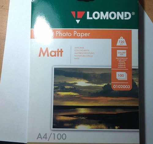 Фотобумага Lomond A4