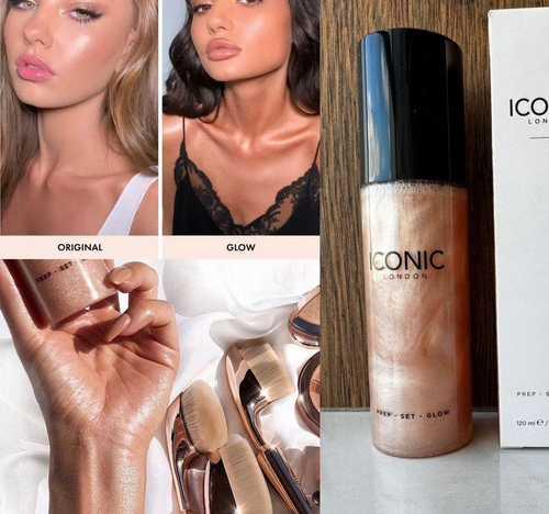 Iconic London Prep-Set-Glow Original сияющий спрей