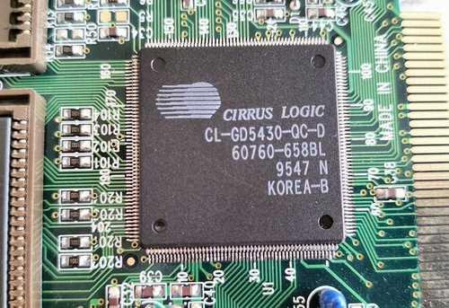 Видеокарта Cirrus Logic VGA xpci