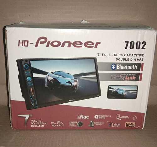 Автомагнитола pioneer 7002 2din