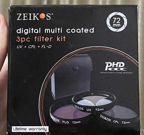 Фильтры для объектива Zeikos 72 mm CPL FL-D