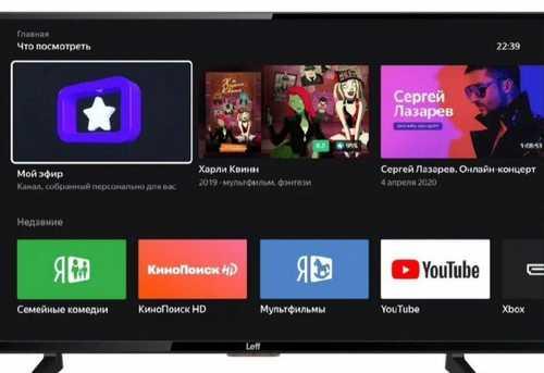 Продам smart TV смарт телевизор Leff