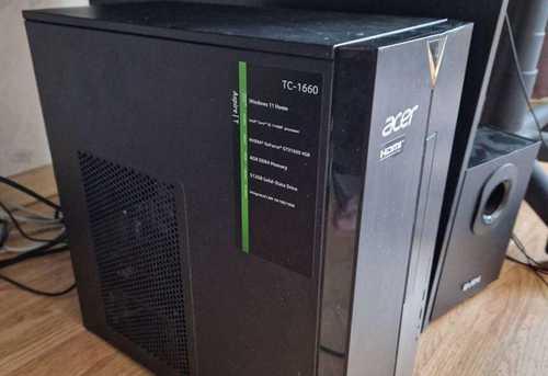 Игровой компьютер Acer Gtx 1650