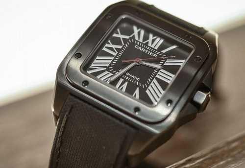 Часы Cartier Santos 100 Carbon