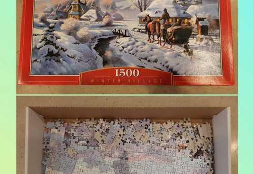 Пазл Castorland Winter Village 1500 деталей